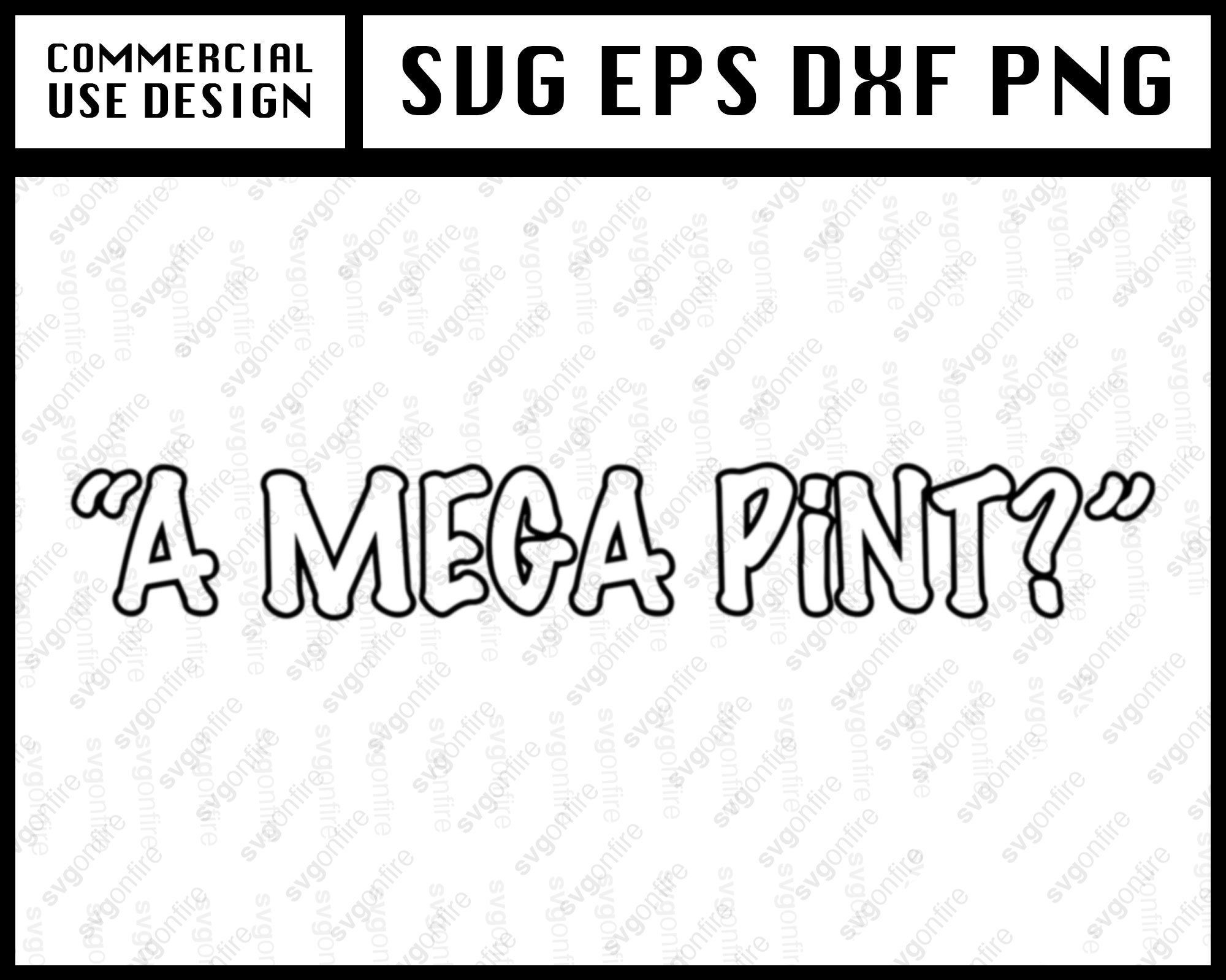 Megapint SVG Hearsay Brewing Company PNG Johnny Trial SVG - Etsy