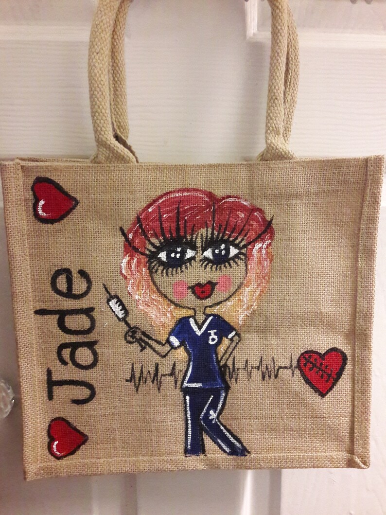 NURSE BAG PERSONALISED Nhs Large Bag Gift Midwife Surgeon - Etsy UK