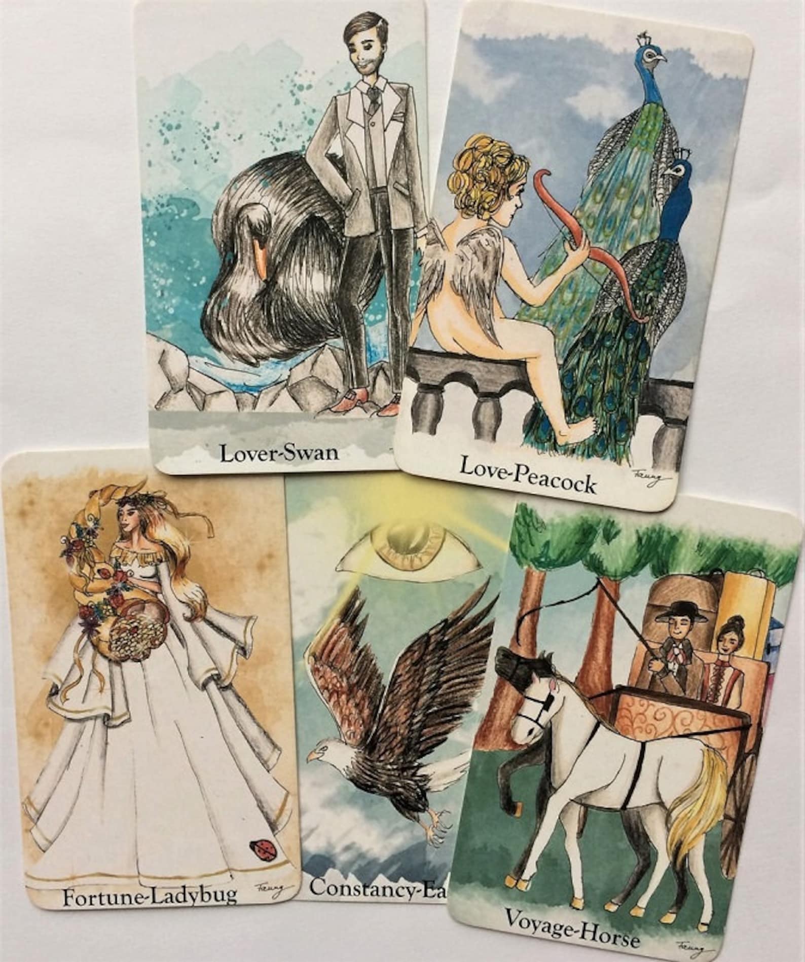 Gypsy Tarot Cards, Cartomancy Deck - Etsy