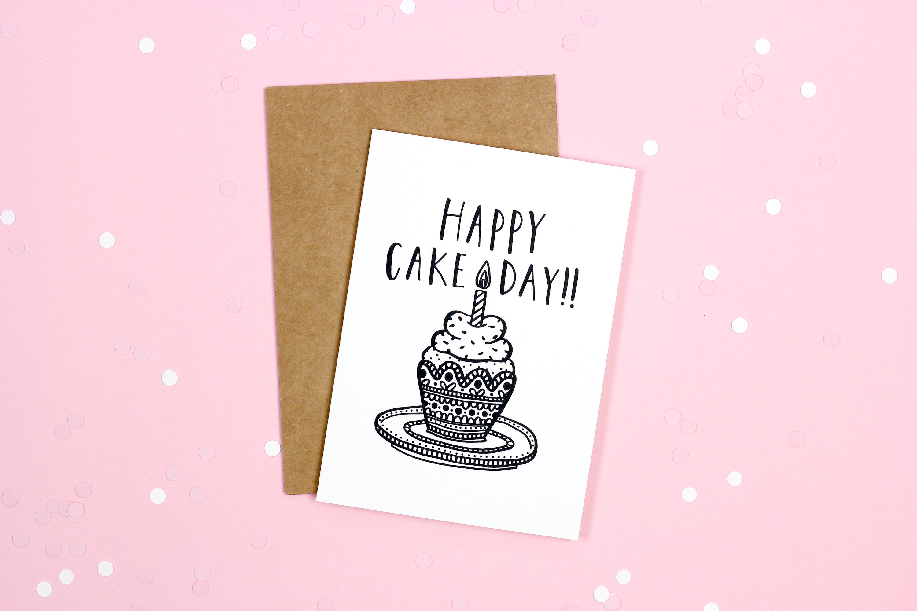 Happy Birthday Card | Hand Lettering | Handmade Card | Birthday Card ...