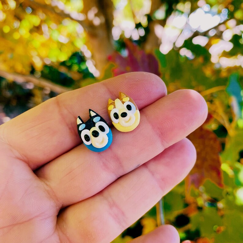 Polymer Clay Bluey & Bingo Inspired Blue Heeler Puppy - Etsy