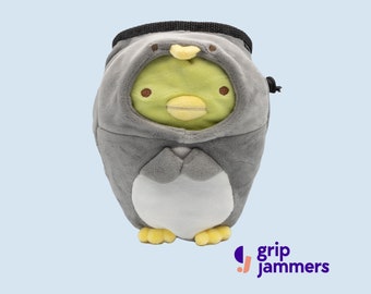 Crimp Chimps Penguin Stuffed Animal Chalk Bag - Etsy