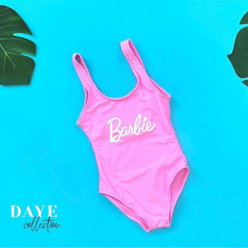 Black and White Barbie Bathing Suit - Etsy