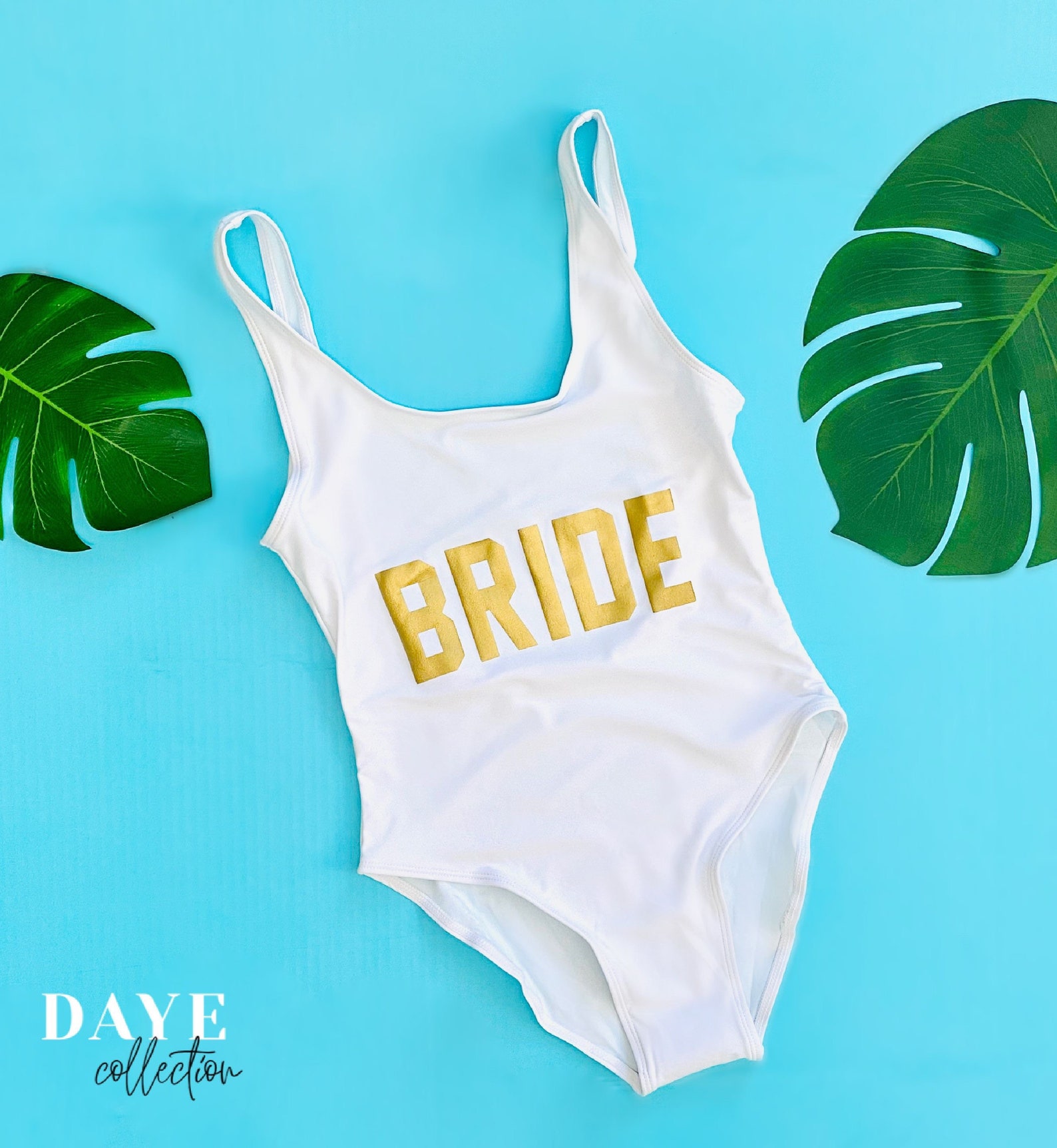 Gold Bride Bathing Suit One-piece - Etsy