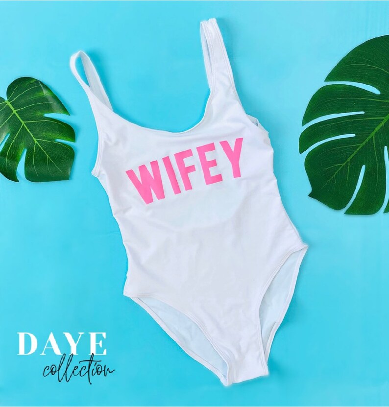 Wifey Bride Bathing Suit One-piece | Etsy