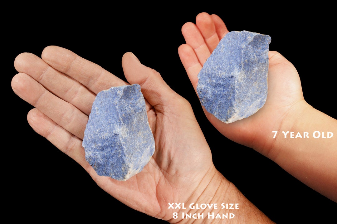 DUMORTIERITE 3 1/2" 8-12 Oz Rough Rock Mineral Specimen Lapidary Third ...