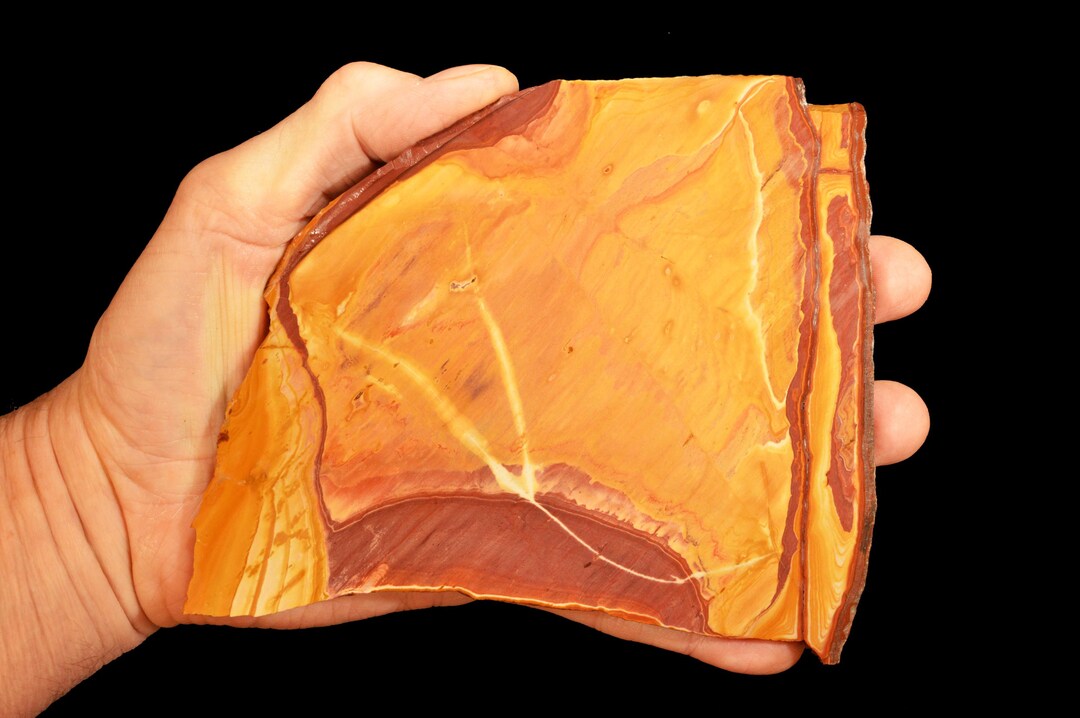 RARE BANDED RHYOLITE 6" X 5" (sku 11) Wonder Stone Lapidary Grade Slab ...