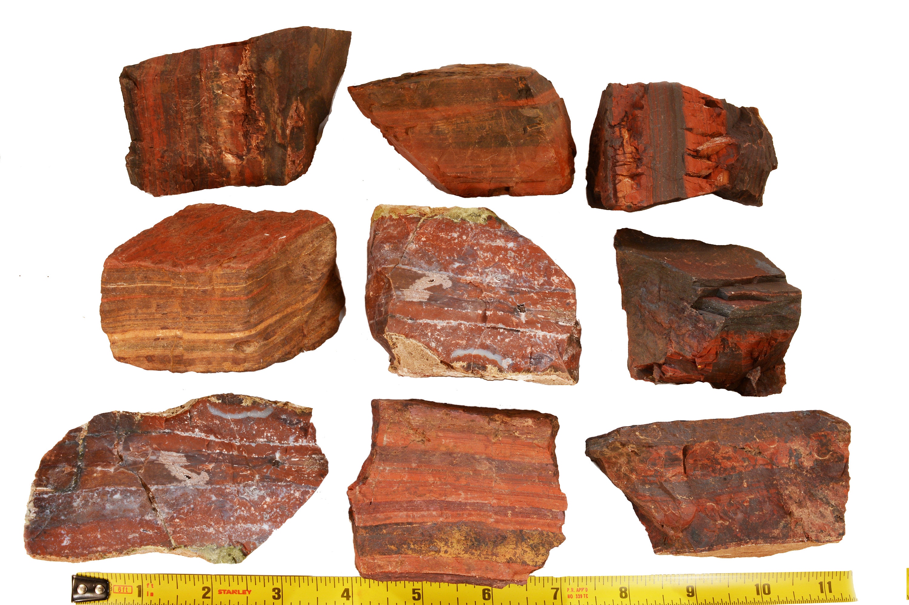 Banded Red Jasper Hematite 3 8-12 Oz Rock Mineral Root | Etsy