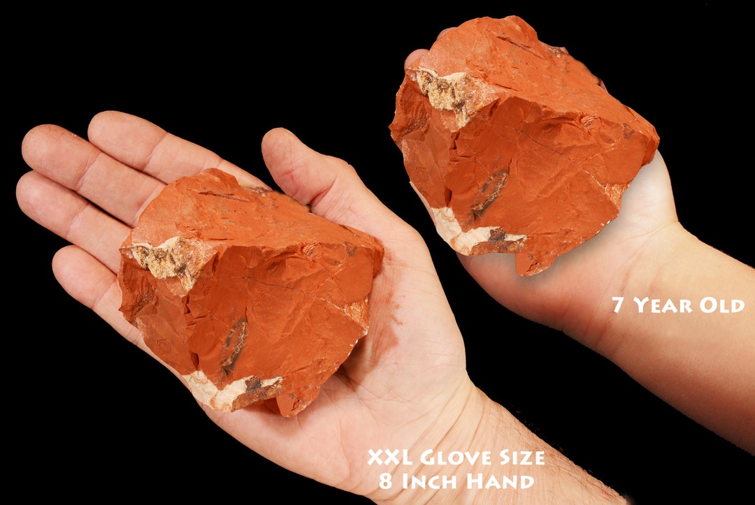 Red Jasper 4 1/2" 14 Oz to 1 Lb 3 Oz Raw Rocks and Minerals Root Chakra ...
