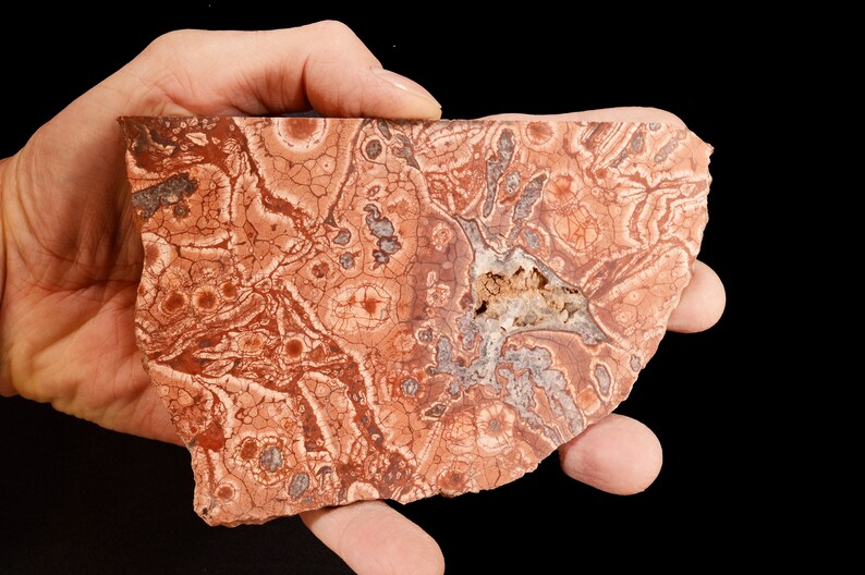 Rocks & Geodes Home Décor SKU 02 Lapidary Slab Cabbing Slice Cabochon ...