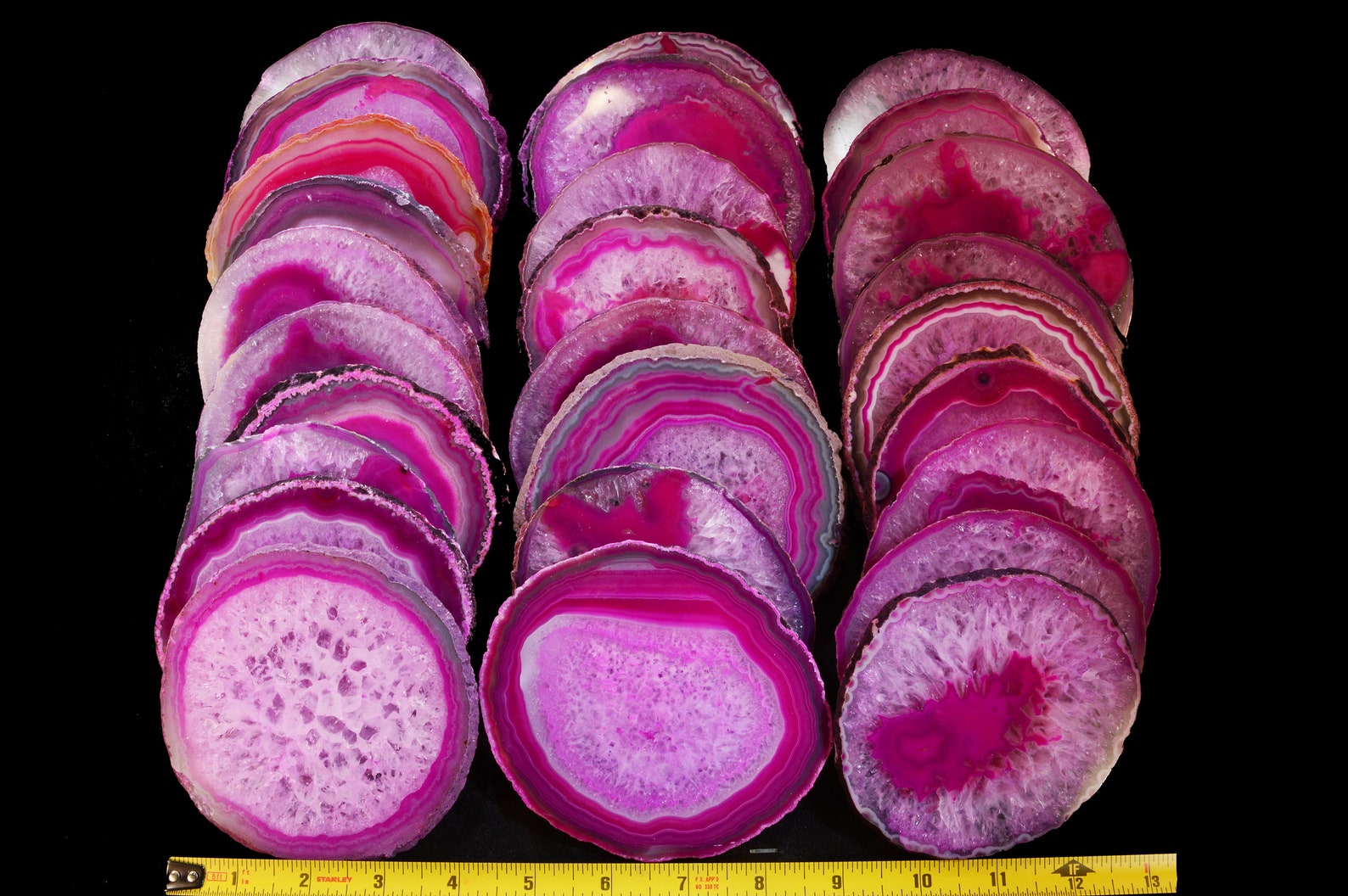 Agate Geode Pink 4 4-5 Oz Large Polished Slice Rocks and | Etsy