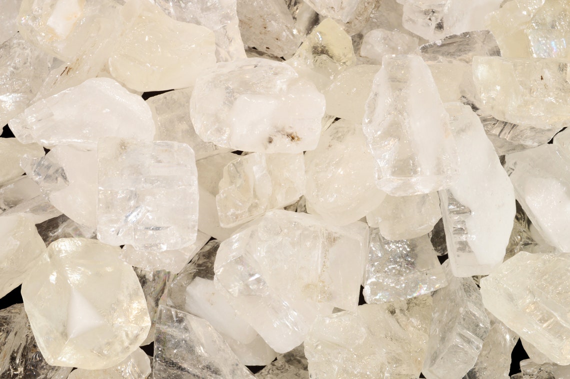 ICE CALCITE 1 2 Pieces Crystal Large Raw Rocks and - Etsy