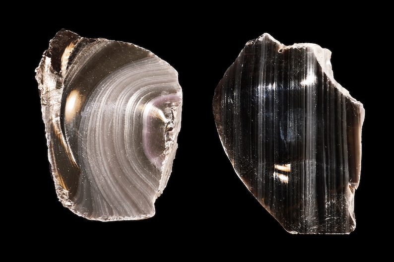 GRAY STRIPE OBSIDIAN 5 1-2 Lb Top Grade Lapidary Cabbing - Etsy