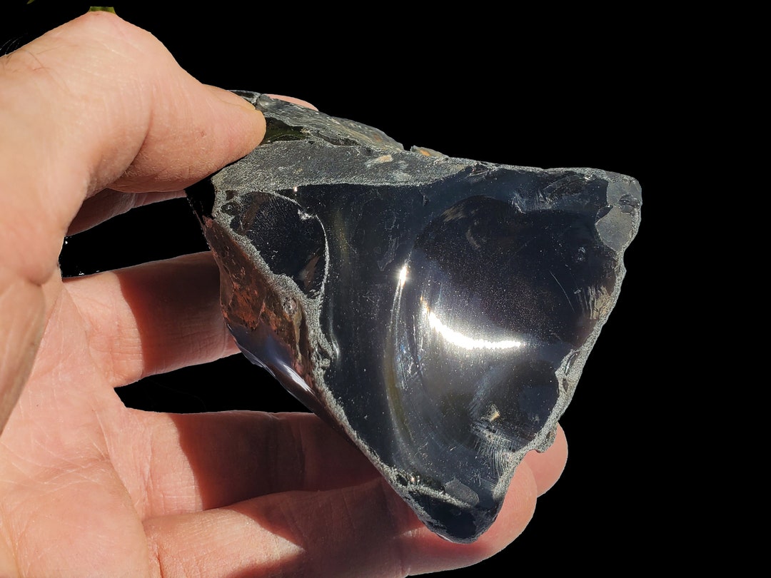 RARE Lassen Creek Rainbow Obsidian 3" X 3" 15 Oz (sku 41) Lapidary ...