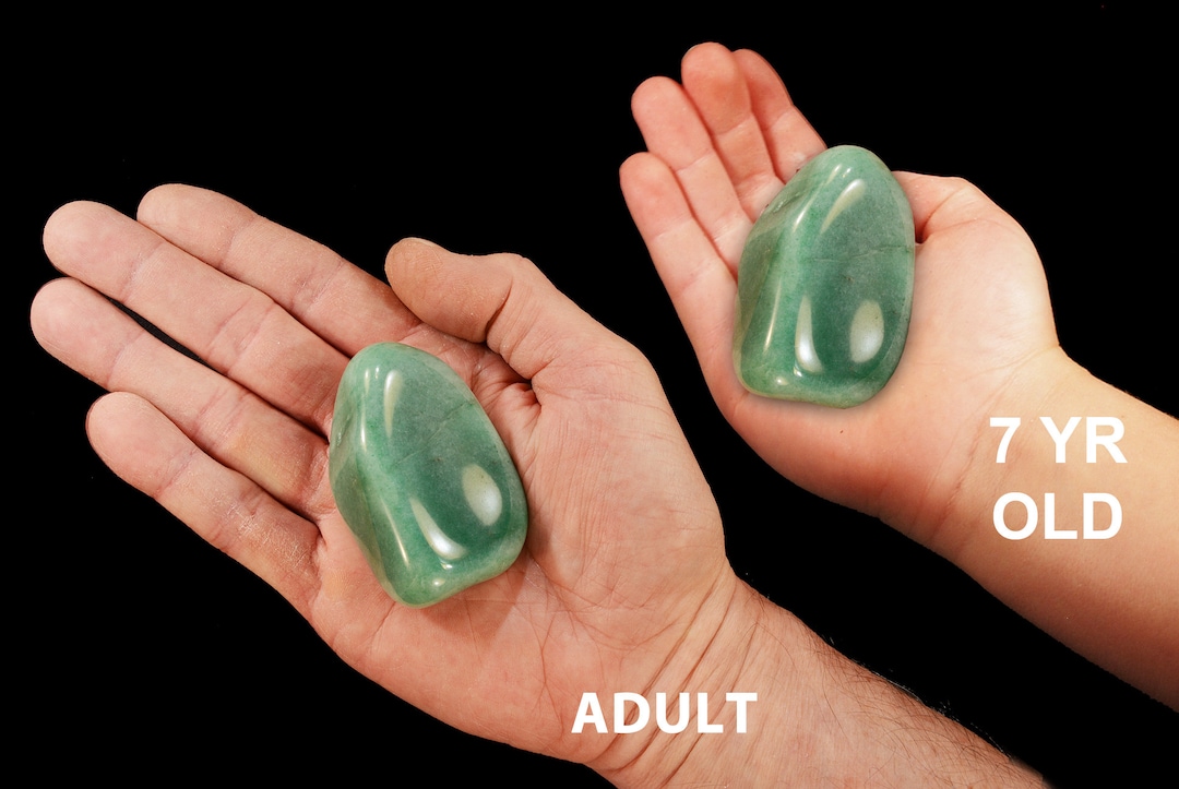 GREEN AVENTURINE 2 1/2" 4-7 Oz Extra Large Tumbled Stone Polished Rock ...