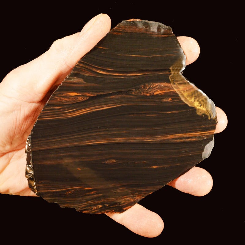 Gold Sheen Obsidian Slabs - Etsy