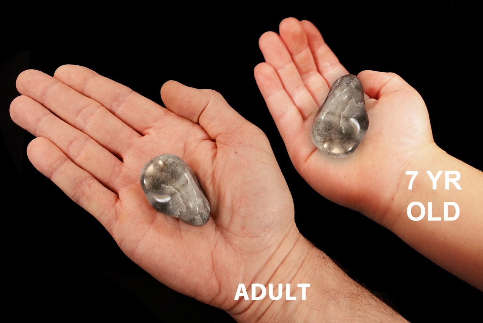 CATS EYE AGATE 1 3/4" Large Tumbled Stones Polished Rocks Minerals Root ...