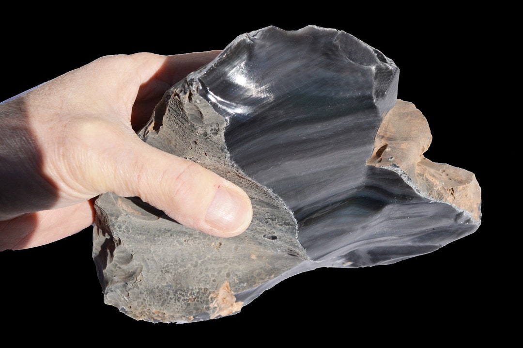 RARE Huge Rainbow Obsidian 8" X 6" 4 Lb 5 Oz (sku 42) Davis Creek ...