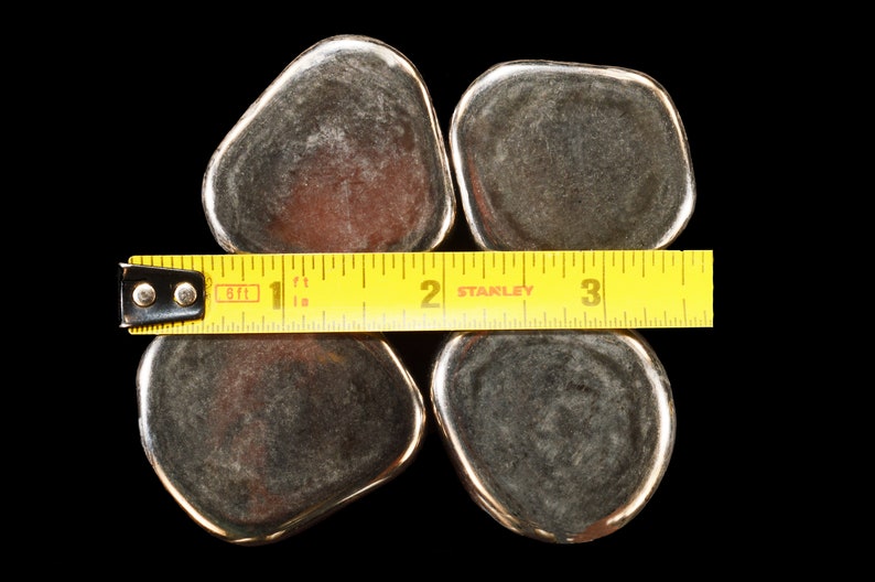 SILVER MAGNETIC HEMATITE 1 1/2 Polished Rocks and - Etsy