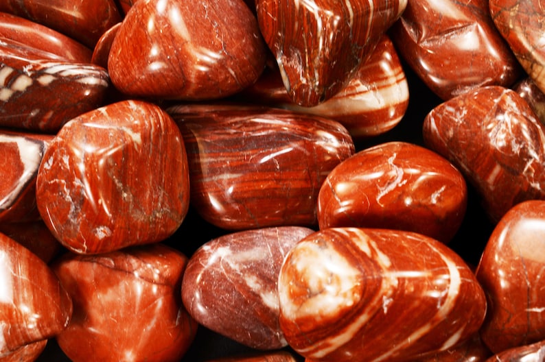 Red Dolomite 2 2-3 Oz Large Polished Tumbled Rocks | Etsy