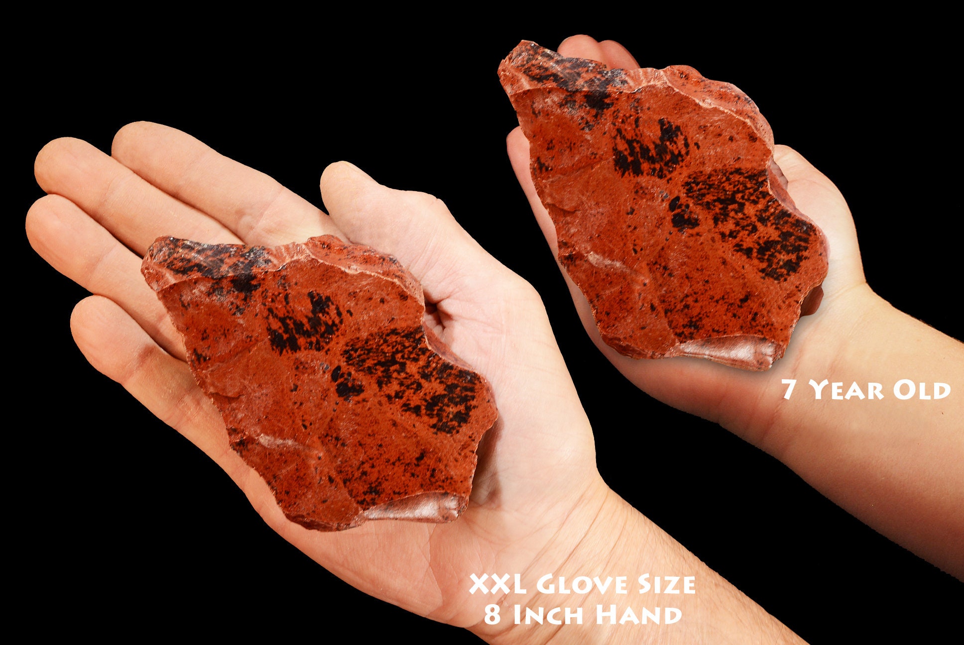 Orange Obsidian Rock