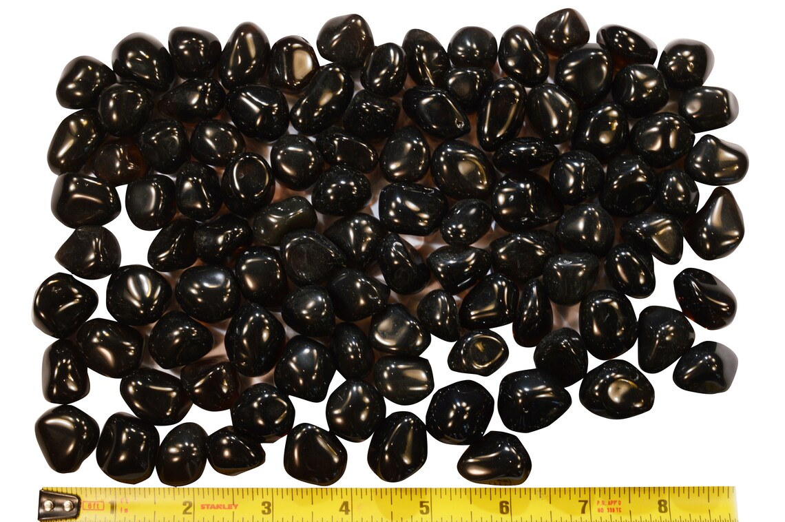 APACHE TEAR Polished 1/2 Set of 4 Tumbled Pieces Rock - Etsy