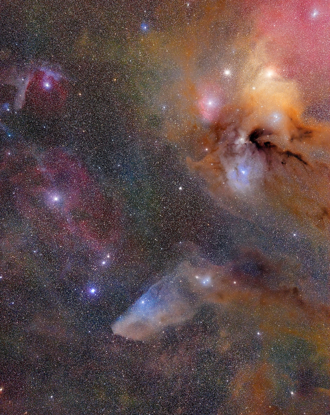 The Blue Horsehead Nebula and the Rho Ophiuchi Cloud Complex, Big Bend ...