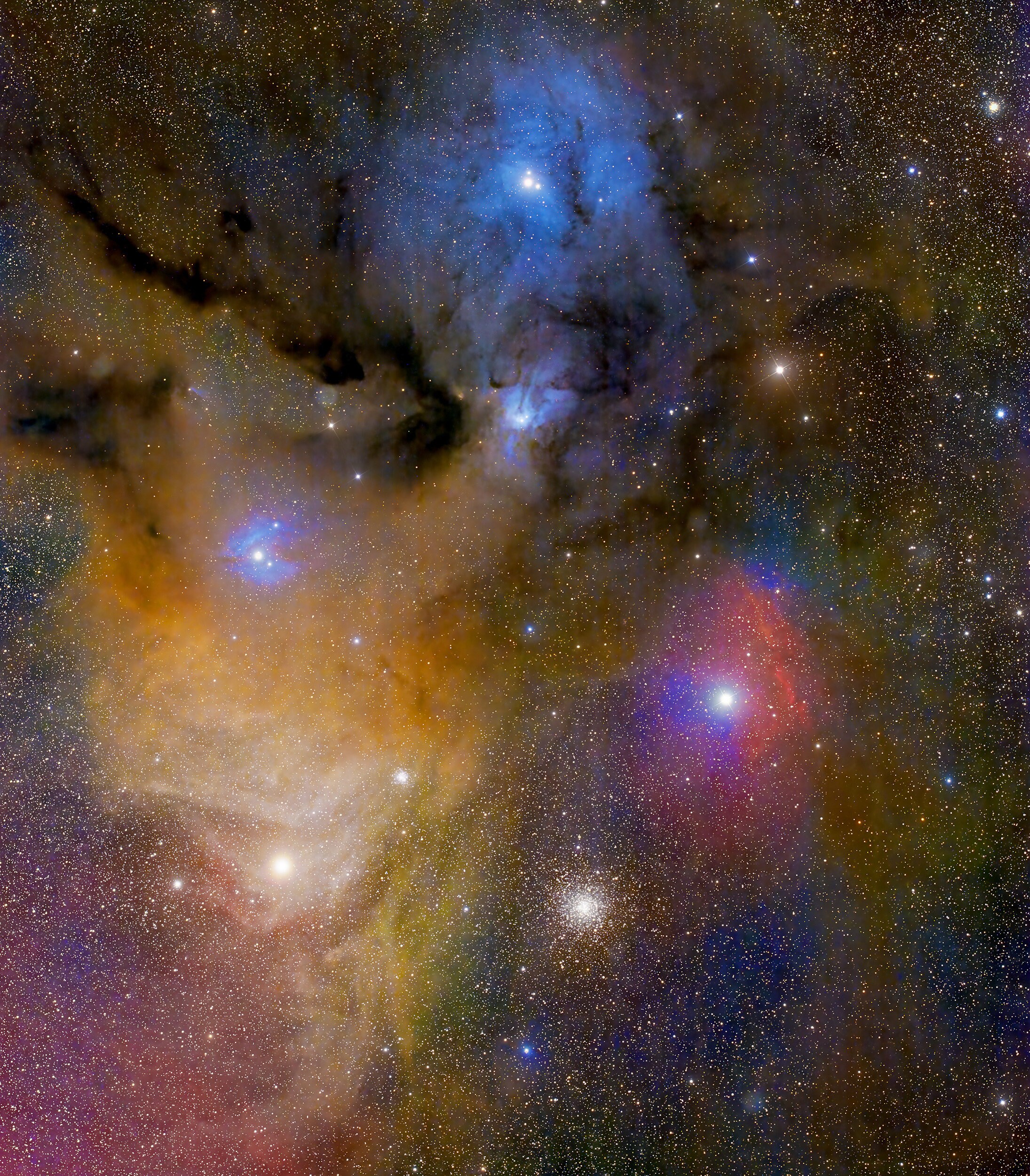 The Rho Ophiuchi Cloud Complex in the Constellation Ophiuchus, Davis ...