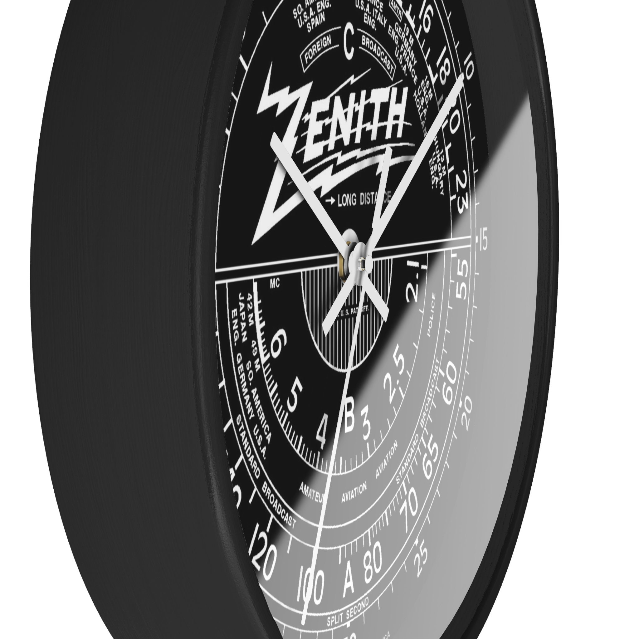 Retro Ham Shack Wall Clock. Zenith Shortwave Dial Ham Radio Gift - Etsy