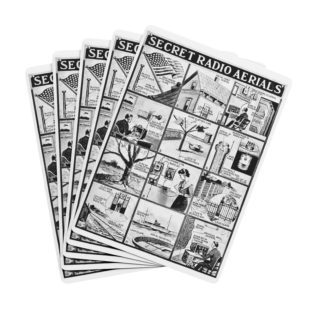 Poker Playing Cards Secret Radio Aerials for Ham Radio - Etsy