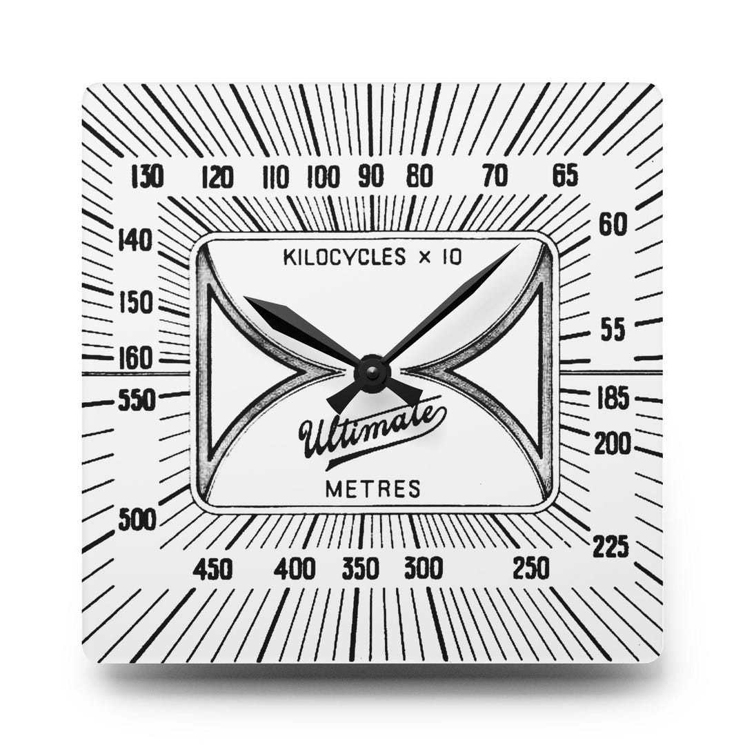 Ultimate Retro Shortwave Radio Wall Clock for Your Ham Radio Shack - Etsy