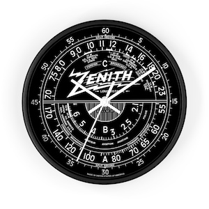 Retro Ham Shack Wall Clock. Zenith Shortwave Dial Ham Radio Gift - Etsy