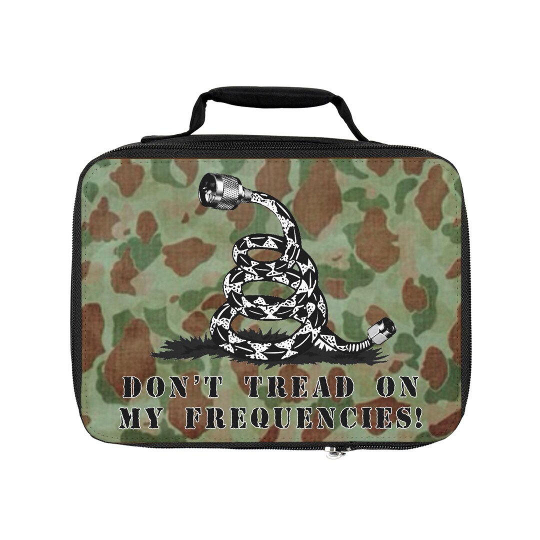 Padded QRP Ham Radio Case With Dont Tread on My Frequencies Camouflage ...