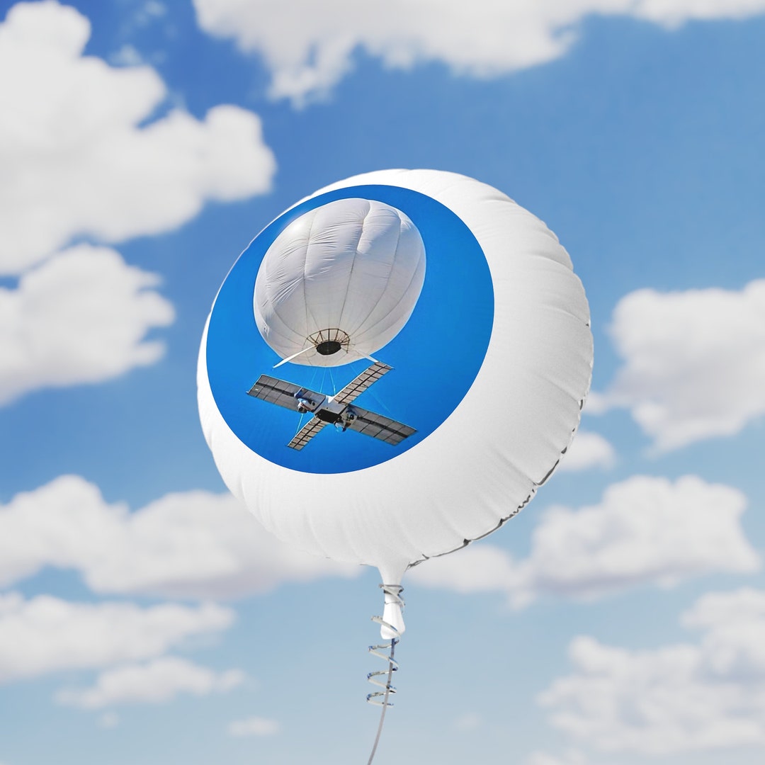 Mylar Helium Spy Balloon. for Ham Radio Balloon Projects, Ham Shack ...