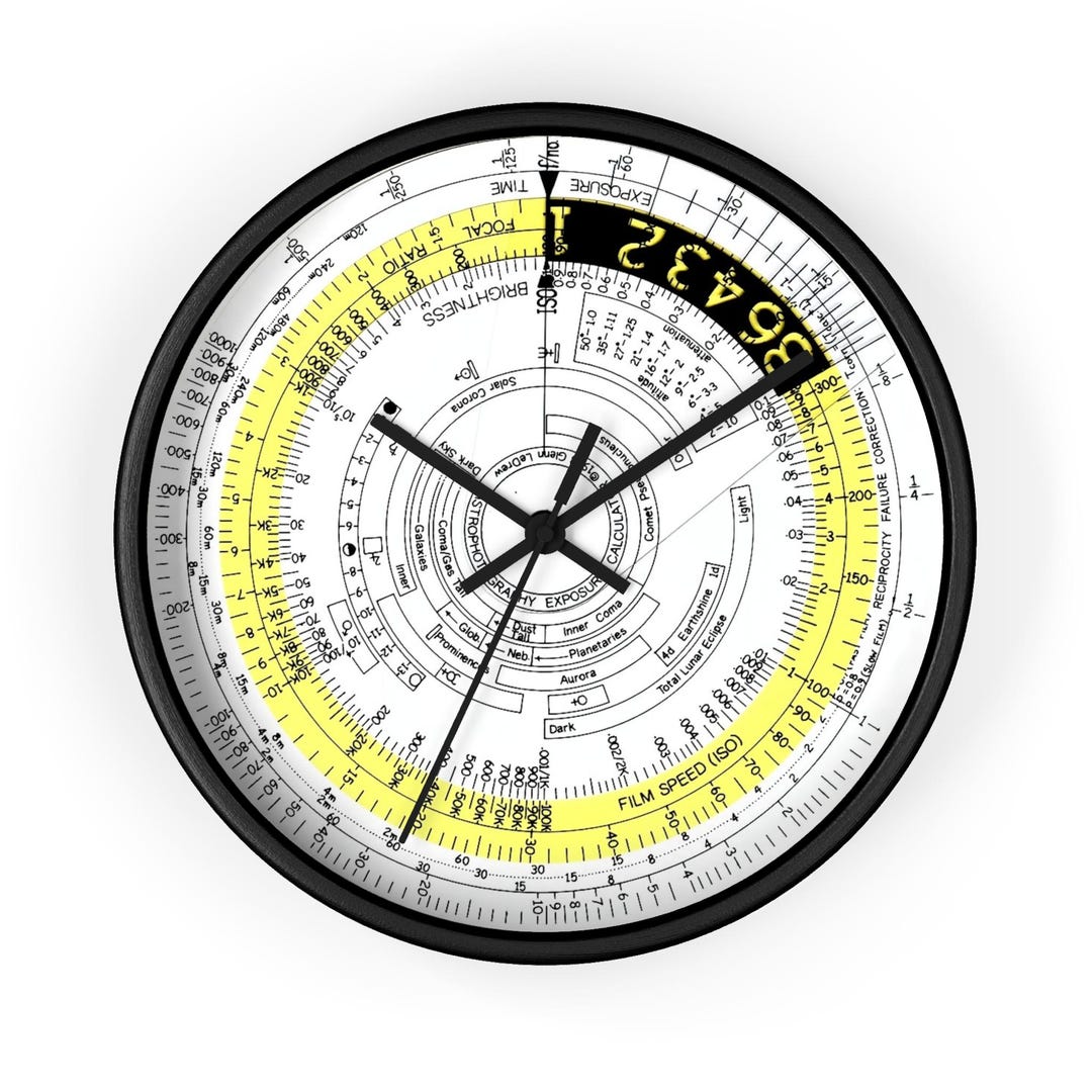 Astrophotography Computer Wall Clock for Photographers and Astronomers ...