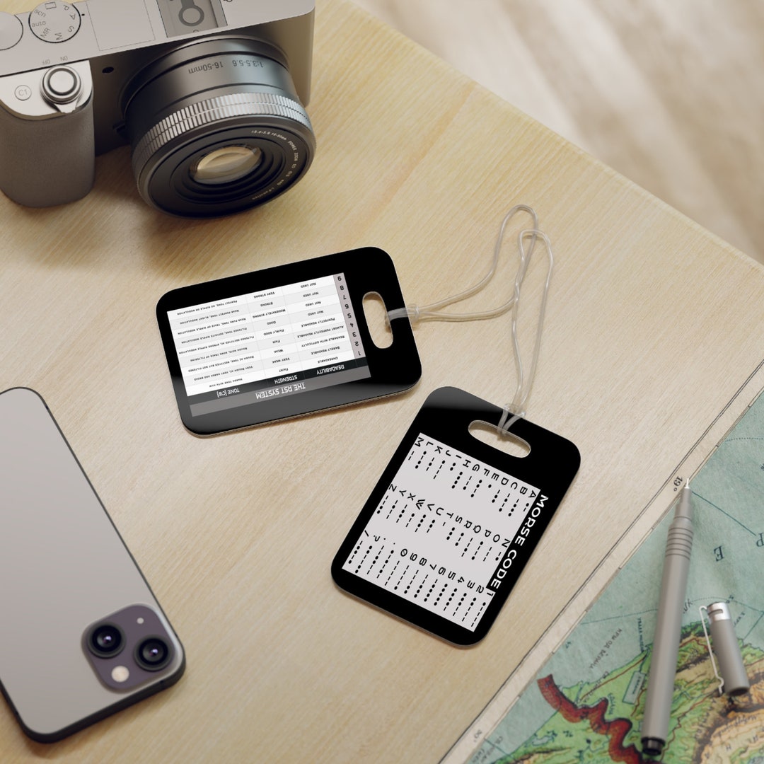 Morse Code & RST System Quick Reference Tag for POTA Ham Radio - Etsy