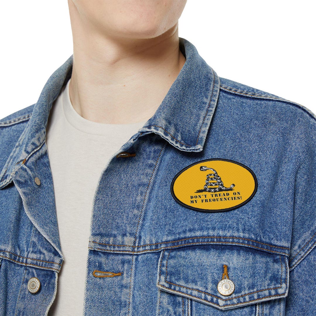 Dont Tread on My Frequencies Iron-on Ham Radio Patch - Etsy