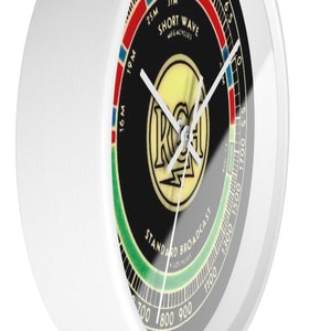 RCA Shortwave Radio Dial Wall Clock for Your Ham Shack - Etsy