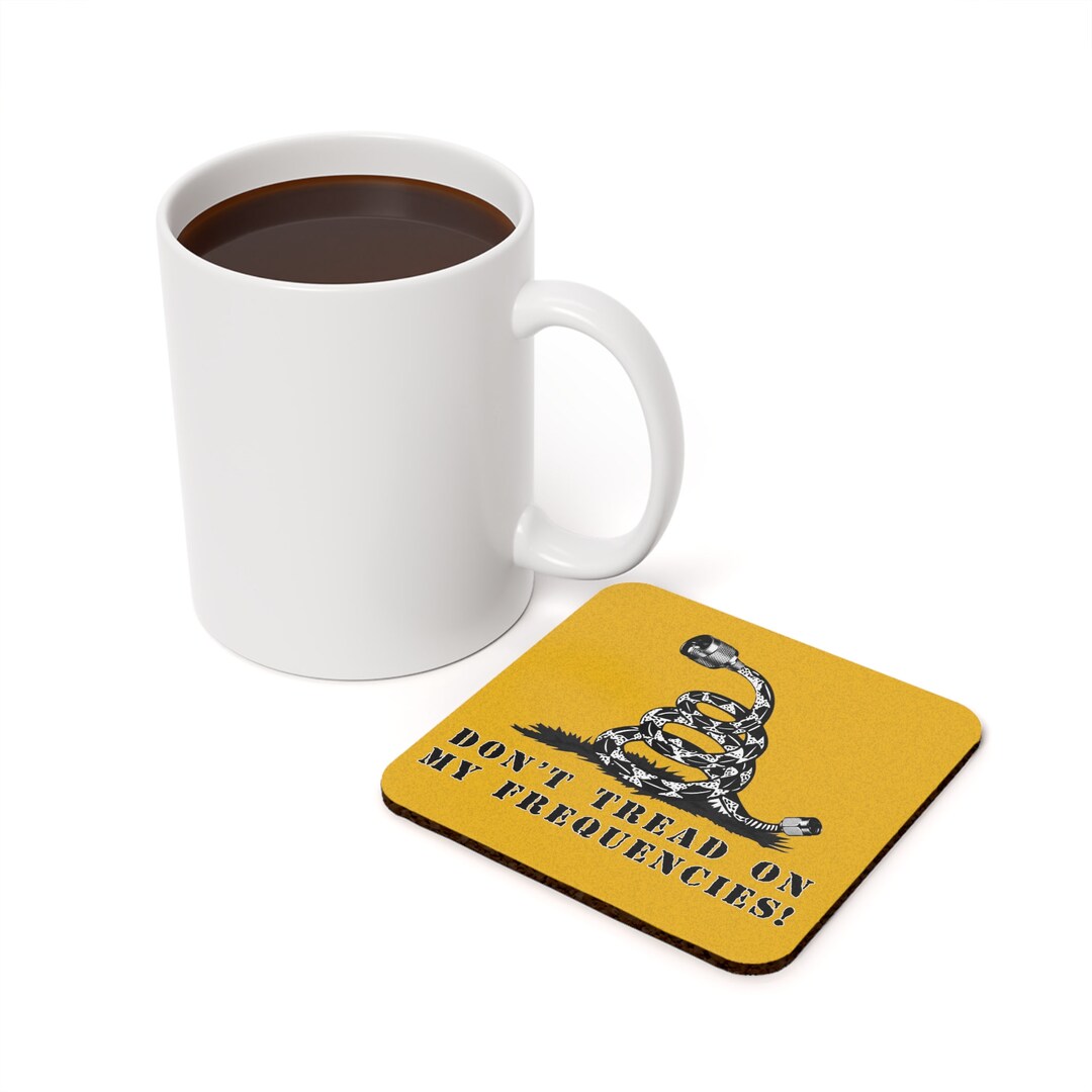 Dont Tread on My Frequencies Drink Coaster - Etsy