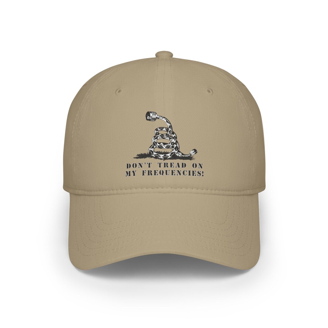 Dont Tread on My Frequencies Low Profile Ball Cap Hat for Ham Radio ...