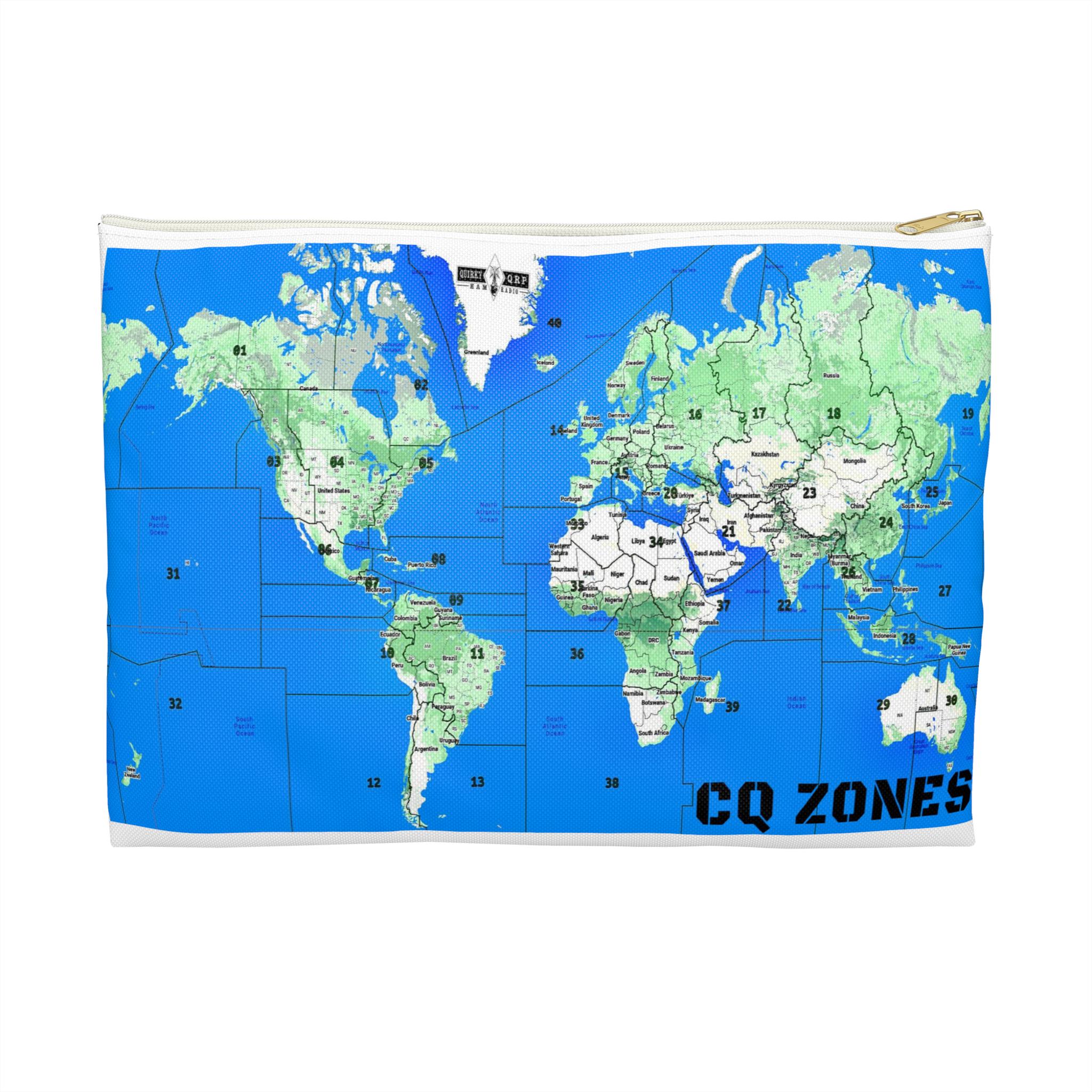 POTA Pouch. CQ & ITU Zone Maps - Etsy