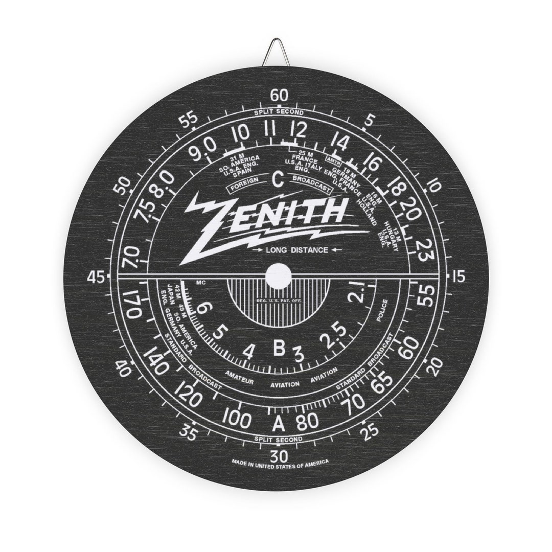 Wood Sign Zenith Shortwave Radio Dial for Your Ham Radio Hamshack - Etsy
