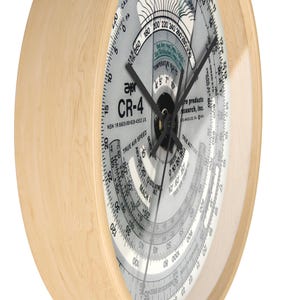 Aircraft Flight Computer Wall Clock for Pilots and Aviation Enthusiasts ...
