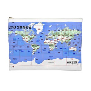 POTA Pouch. CQ & ITU Zone Maps - Etsy
