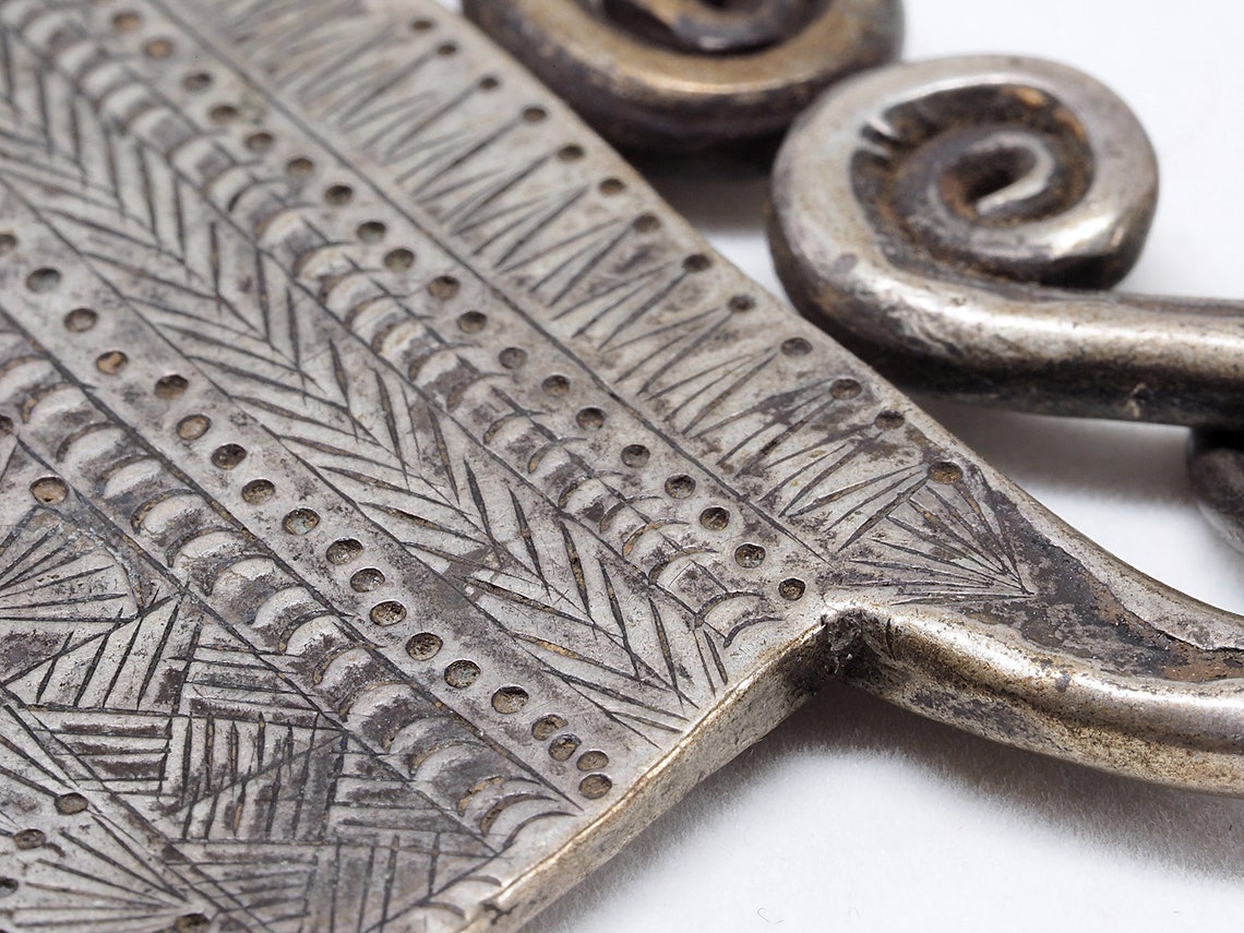 Antique Silver Spirit Lock Pendant. Unusual. Hmong Golden - Etsy