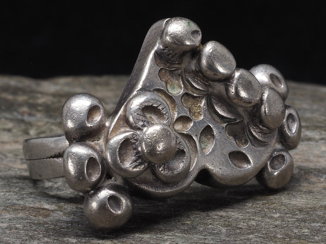 Antique Silver Ring. Fulani, Mali, West Africa Tribal, Ethnic Jewelry ...