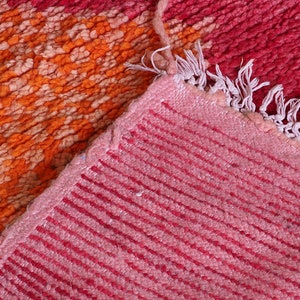 Vintage Rahmani Wool Rug. 8 X 5'. Middle Atlas, Morocco. Berber, Tribal ...