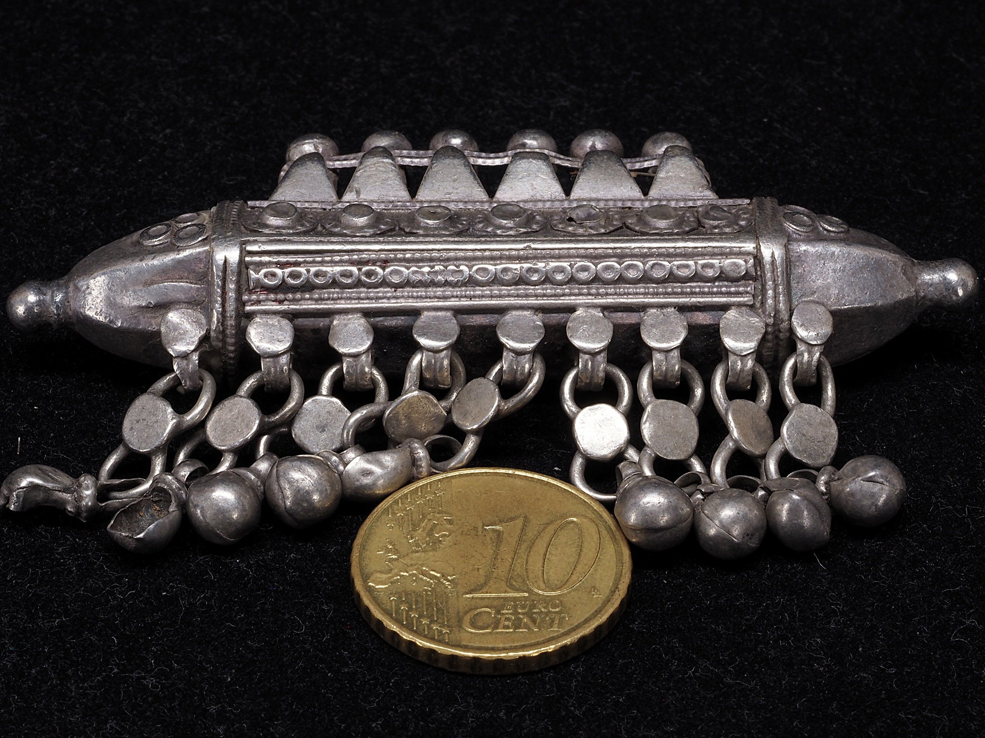 Antique Rajasthan Silver Amulet Container | Tribal Indian Talisman ...