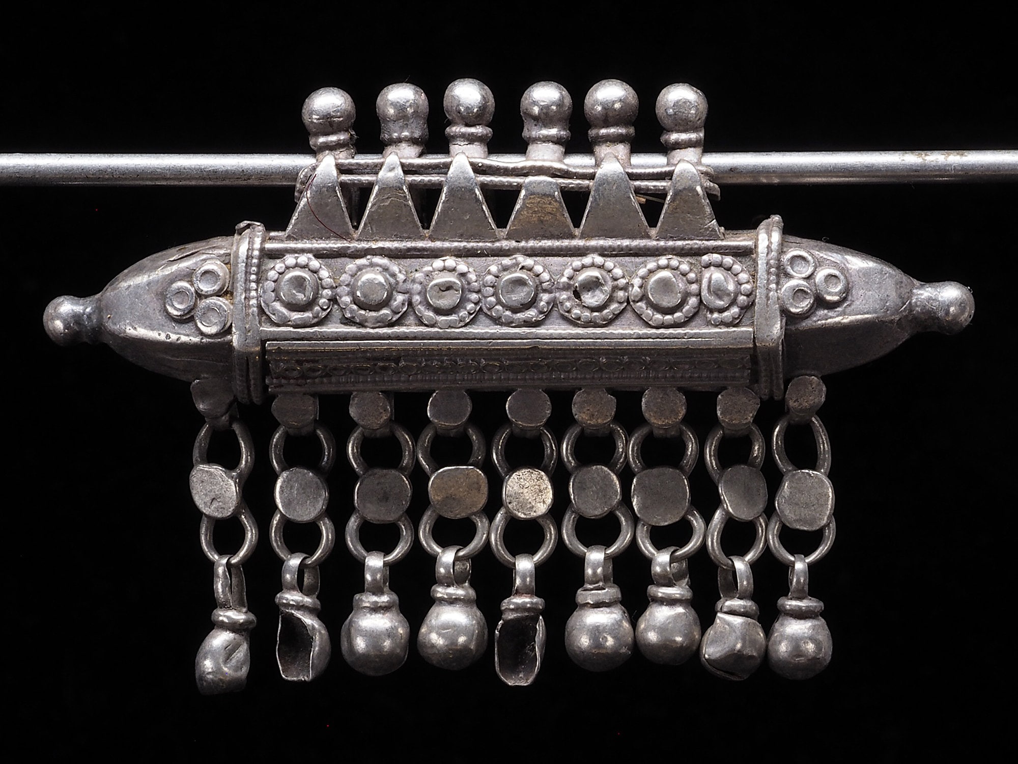 Antique Rajasthan Silver Amulet Container | Tribal Indian Talisman ...
