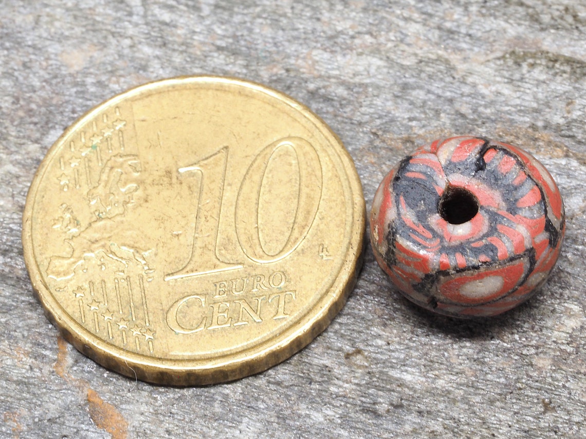 Ancient Medieval Islamic Glass Bead. ø 11 Mm. 900-1200 CE. Western Asia ...